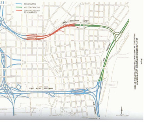 Just a Little Bit: Milwaukee’s Park Freeway – America's Canceled Highways