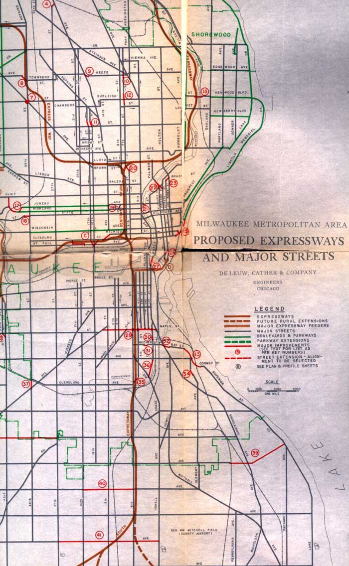 Just a Little Bit: Milwaukee’s Park Freeway – America's Canceled Highways
