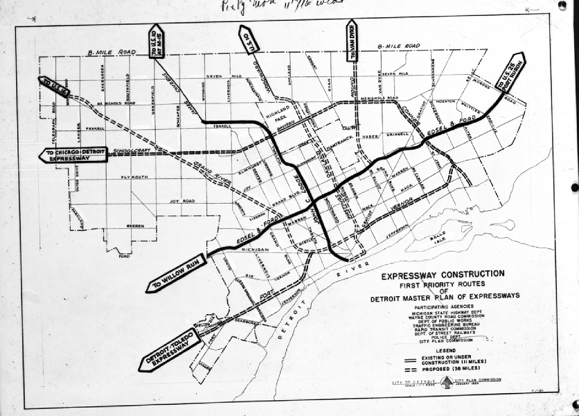 Motor City Landmark: Detroit’s Davison Freeway – America's Canceled ...