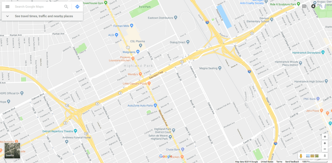 Motor City Landmark: Detroit’s Davison Freeway – America's Canceled ...